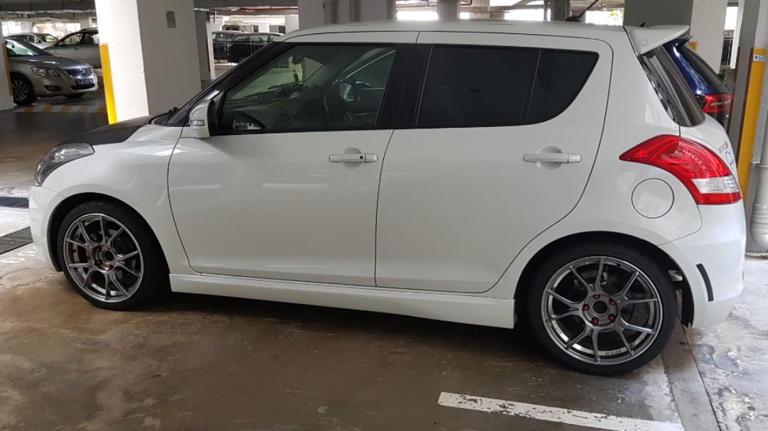 17" SSR GTX02 Dark Silver Rims, Car Accessories, Tyres & Rims on Carousell