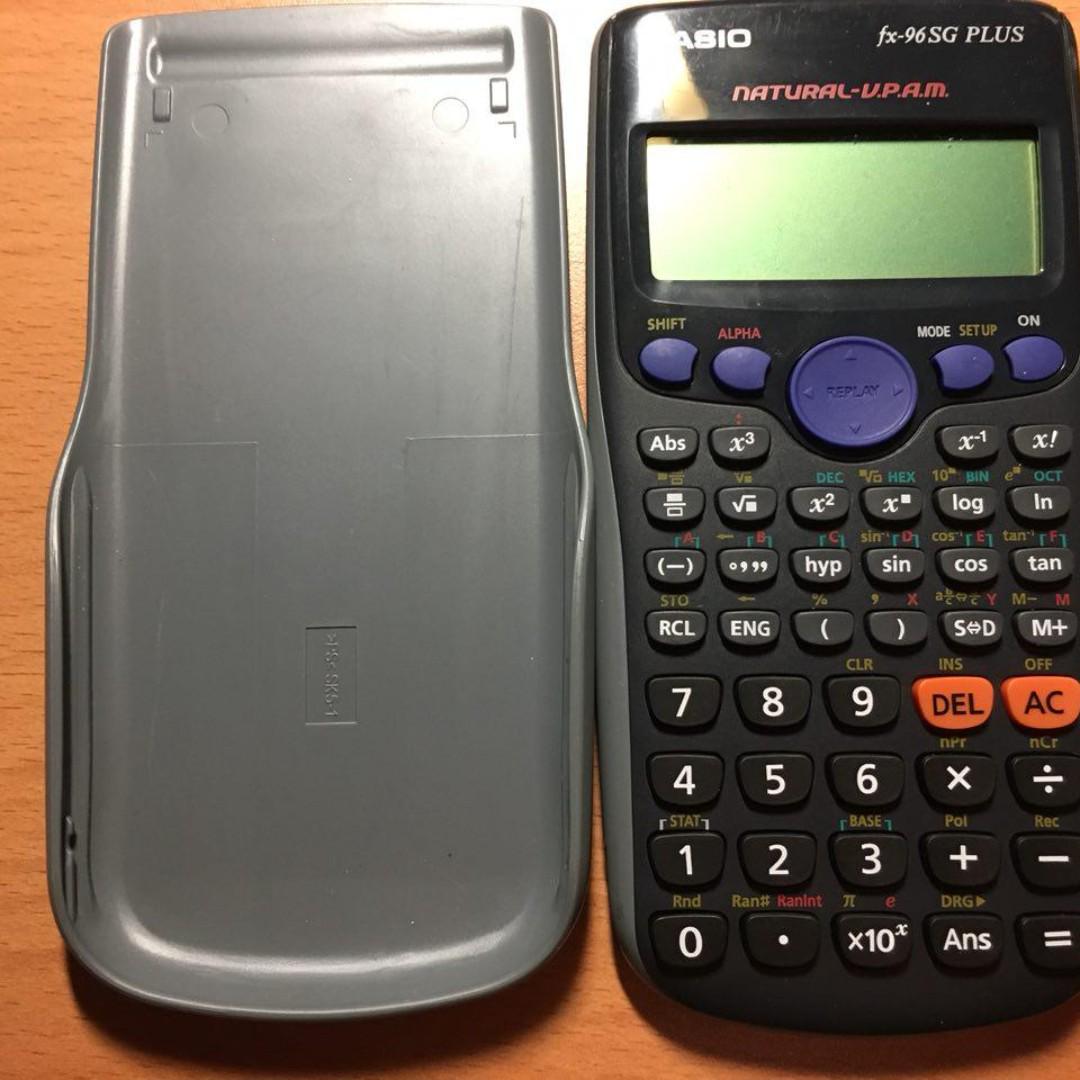 Casio fx-96SG PLUS Scientific Calculator, Computers & Tech, Office ...