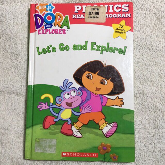 DORA THE EXPLORER Book - Let’s Go And Explore, Hobbies & Toys, Books ...