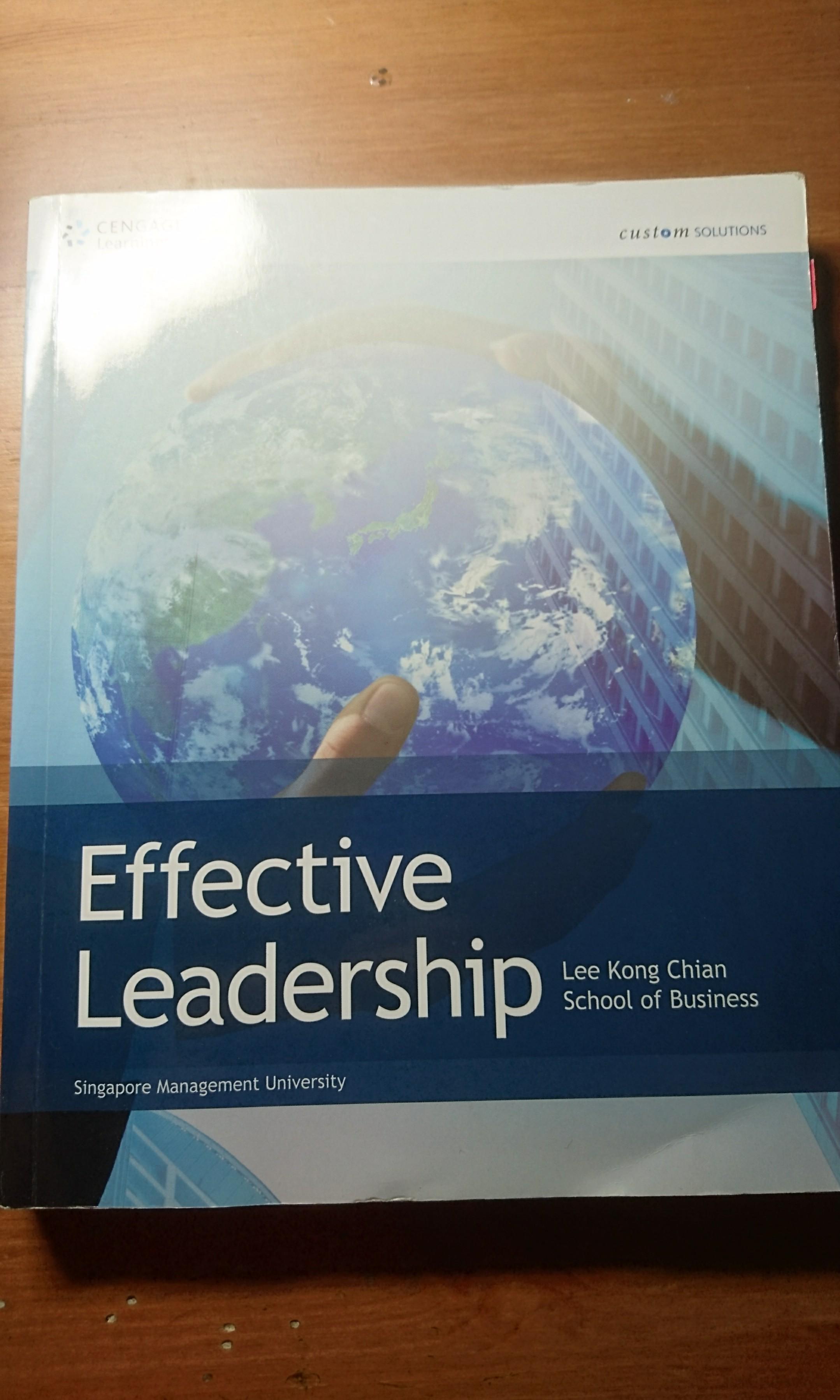 Effective Leadership textbook, Hobbies & Toys, Books & Magazines ...