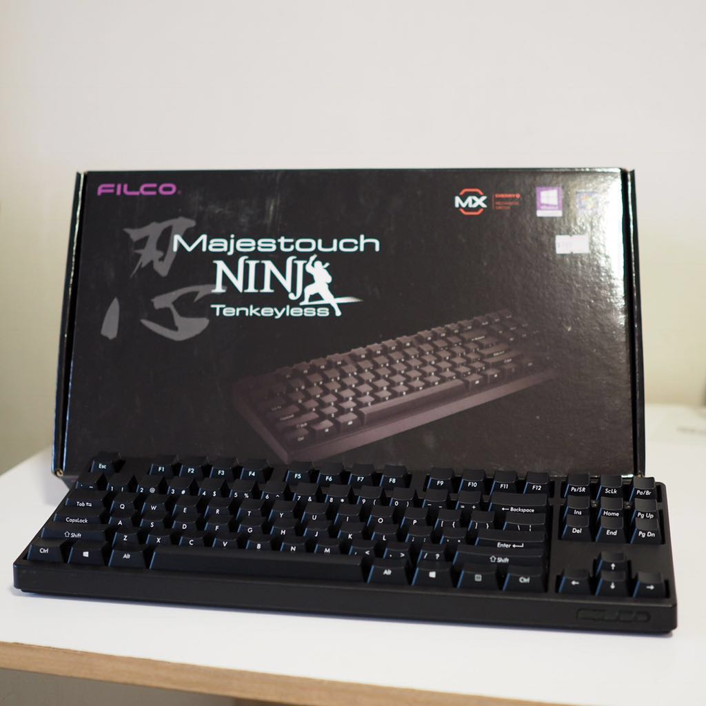 Filco Majestouch Ninja Tenkeyless Mechanical Keyboard, Computers & Tech ...