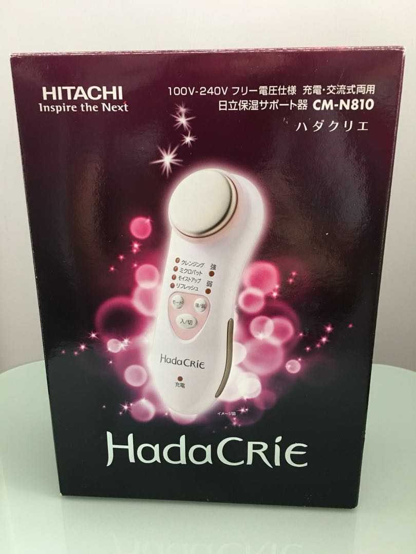 日立全新日購Hada CRie CM-N810負離子多模式清潔保濕高效導入導出美容儀, 美容＆個人護理, 健康及美容 - 皮膚護理, 面部 ...