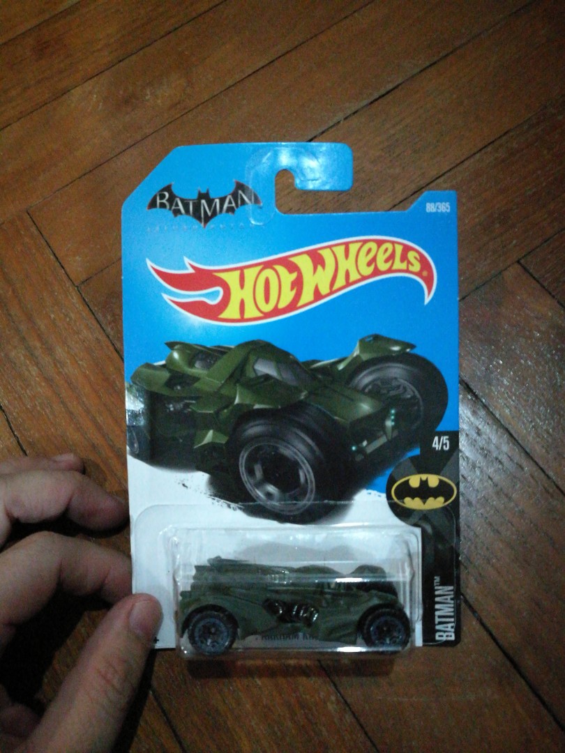 Hotwheels Batman Batmobile rare army green color (imported), Hobbies ...