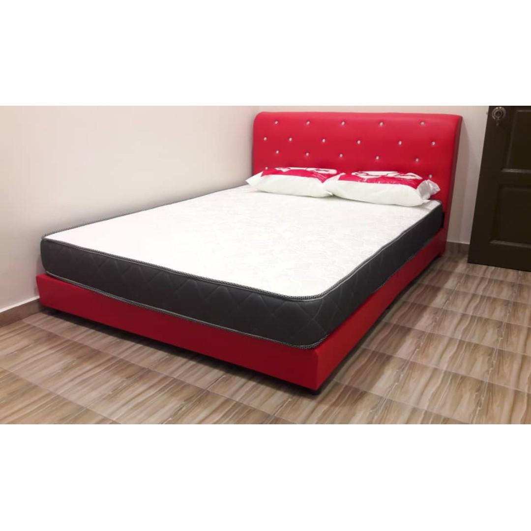 KATIL DIVAN QUEEN DAN TILAM HARGA KILANG, Furniture & Home Living ...
