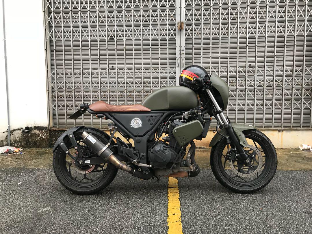 Kawasaki Z250 Custom Cafe Racer | Reviewmotors.co