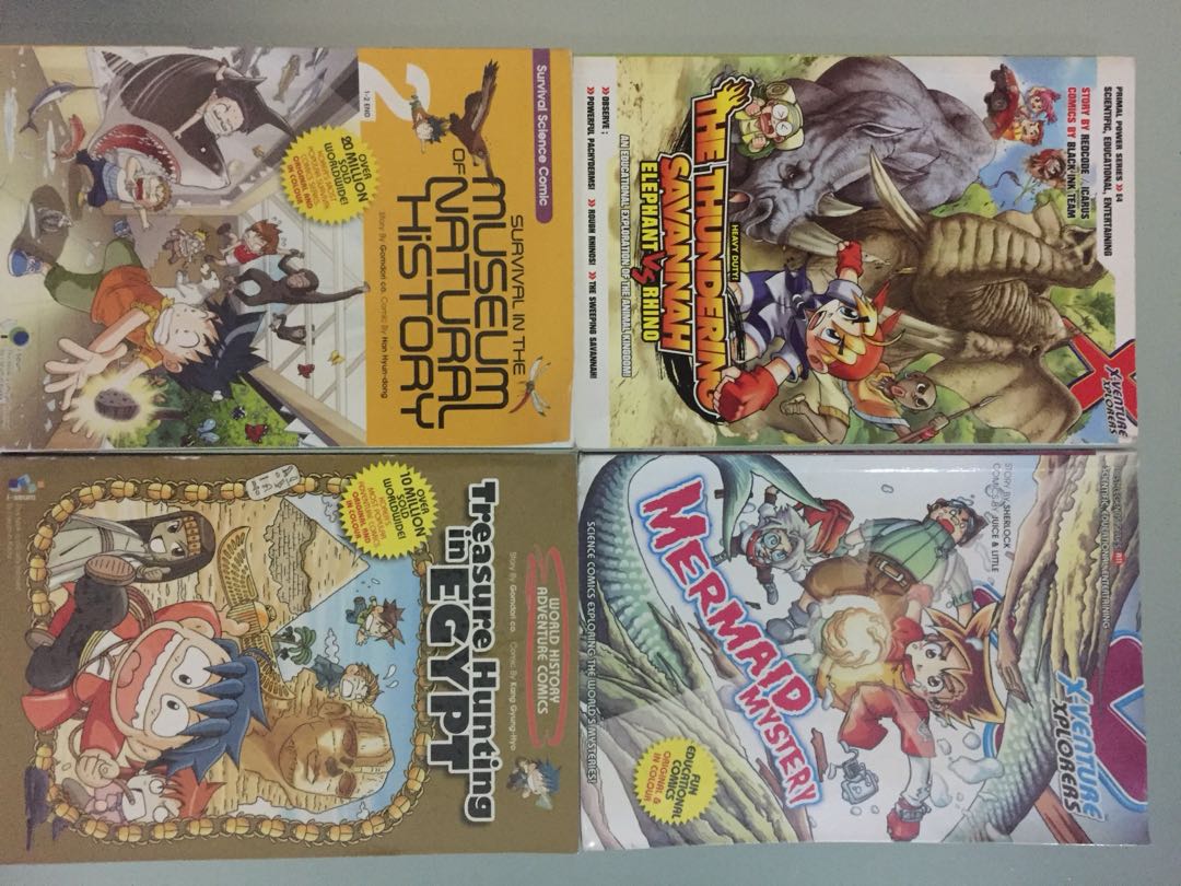 Korea science comics, Hobbies & Toys, Books & Magazines, Assessment ...