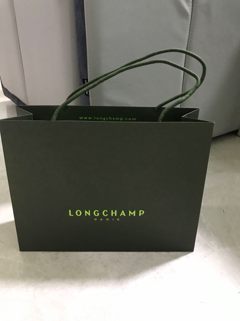 Longchamp paper bag, Women's Fashion, Watches & Accessories, Other ...
