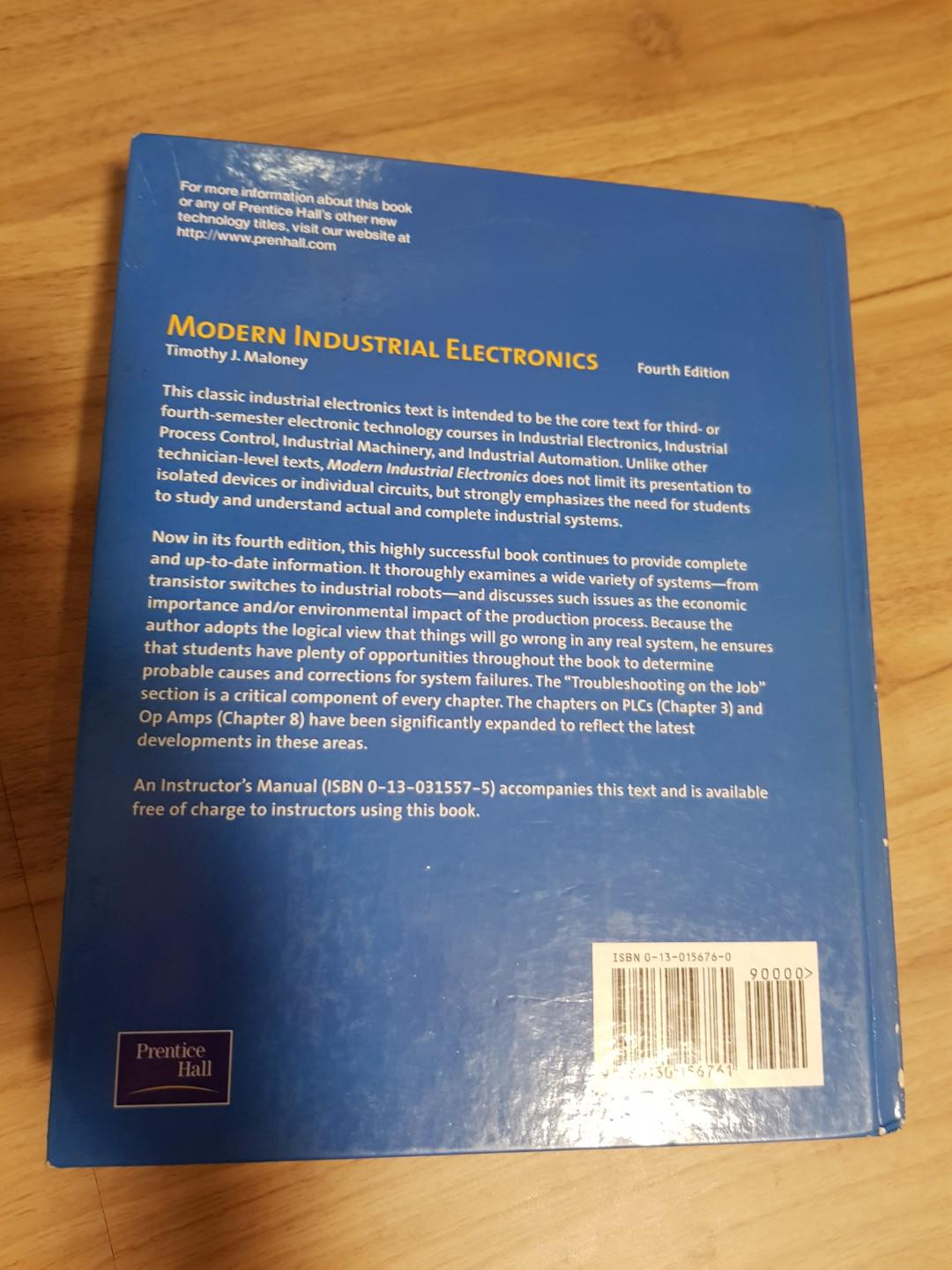 Modern Industrial Electronics, Books & Stationery, Textbooks, Tertiary ...
