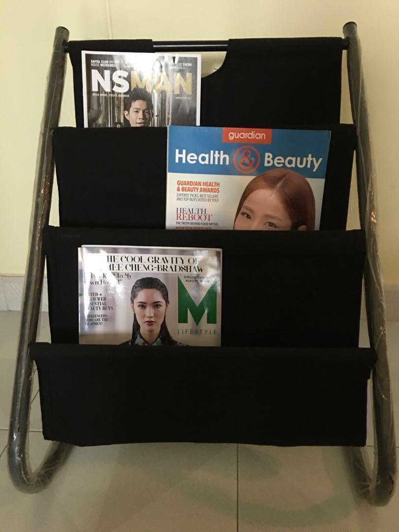 Newspaper/ Magazine Rack, Furniture & Home Living, Furniture, Shelves ...