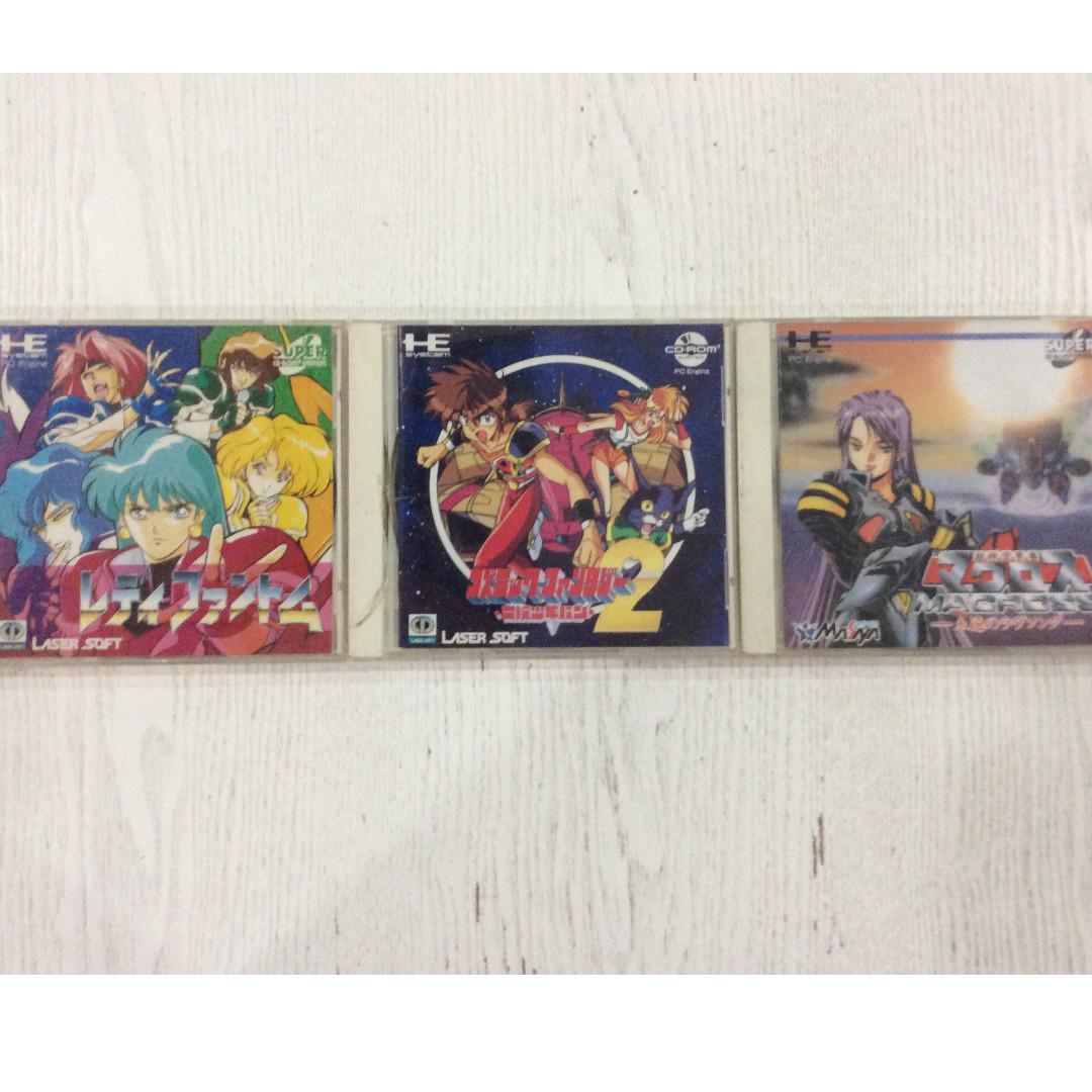 PC Engine CD-Rom Games set of 3 Japan, Video Gaming, Video Games, Xbox ...