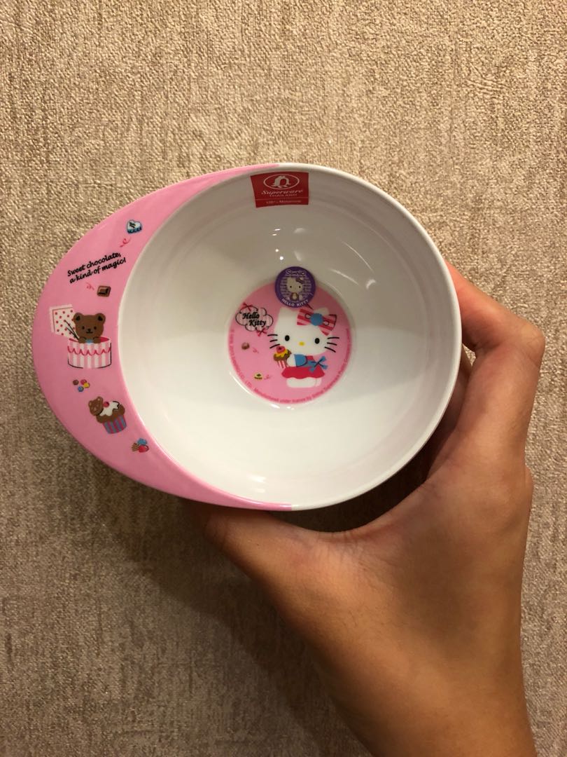 Pink hello kitty bowl, Babies & Kids, Nursing & Feeding, Weaning ...