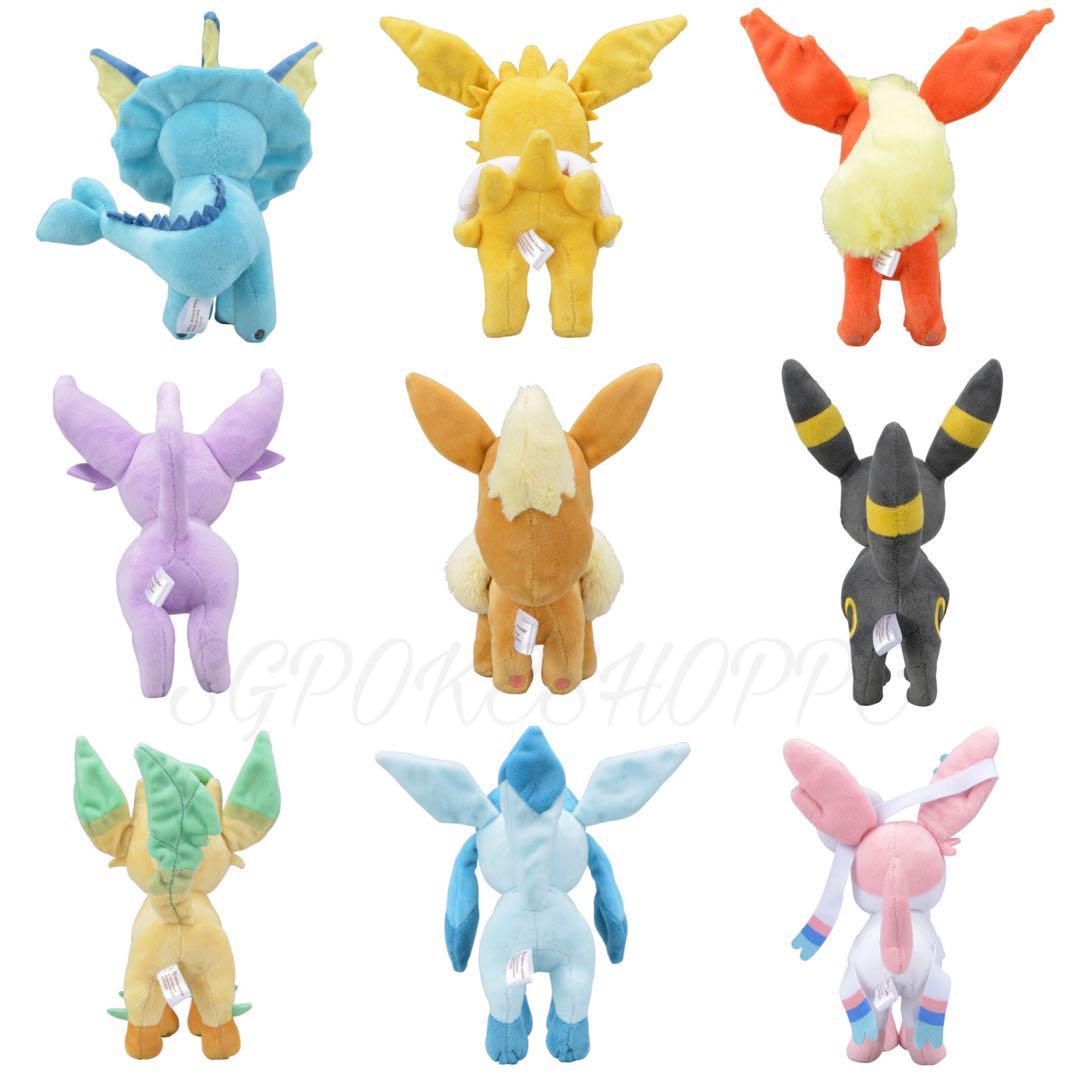 Eeveelution Pokedolls Plushies Pokemon Center Exclusive