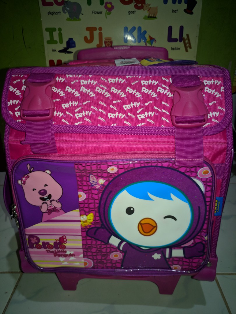 Pororo Trolley Bag, Women's Fashion, Bags & Wallets, Tote Bags on Carousell