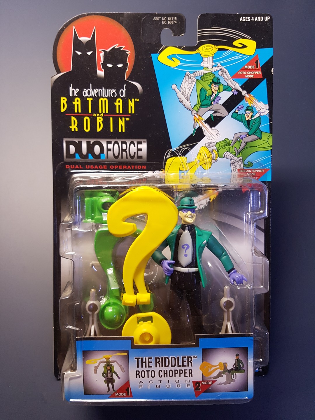 Riddler Roto Chopper Batman Animated Series Vintage, Hobbies & Toys ...