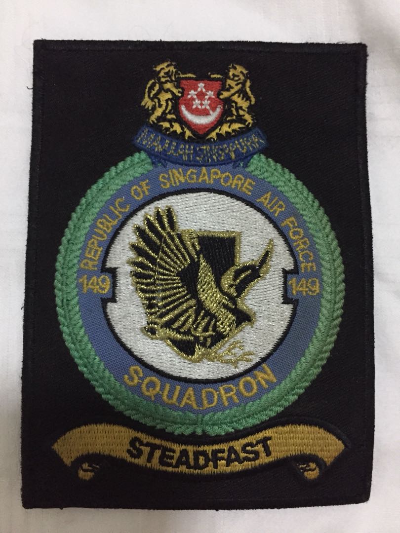 RSAF 149SQN Fighting Shikras Flight Patch, Everything Else on Carousell