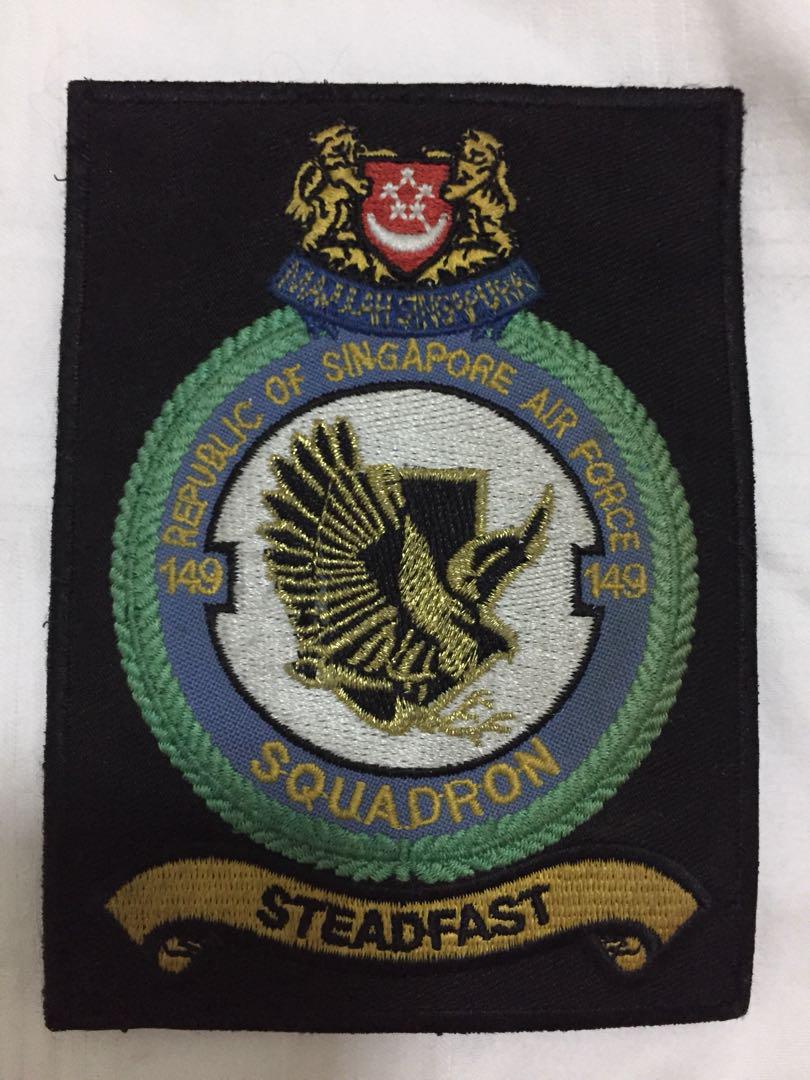 RSAF 149SQN Fighting Shikras Flight Patch, Everything Else on Carousell