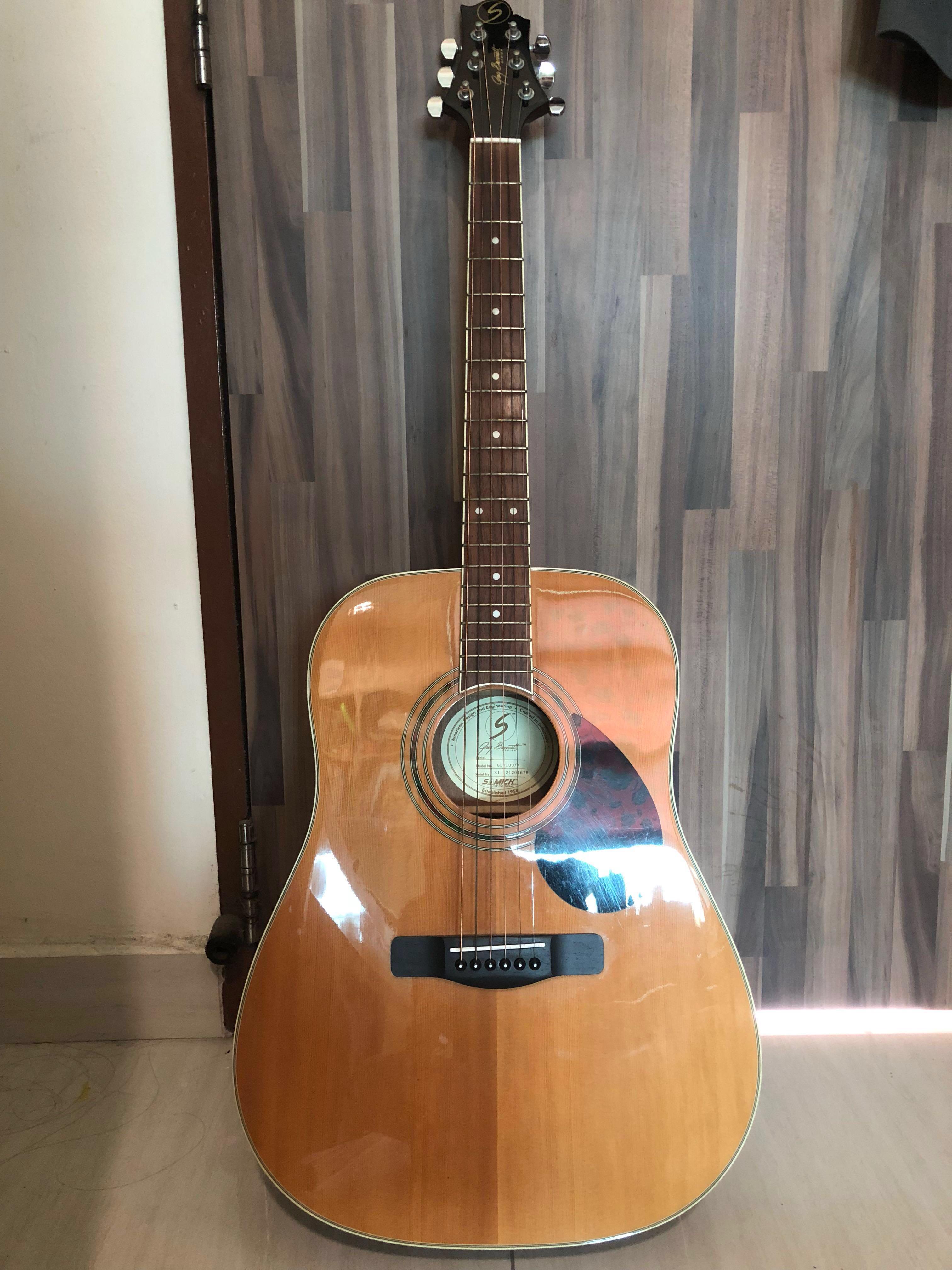 Samick acoustic guitar GD-100, Hobbies & Toys, Music & Media, Musical ...