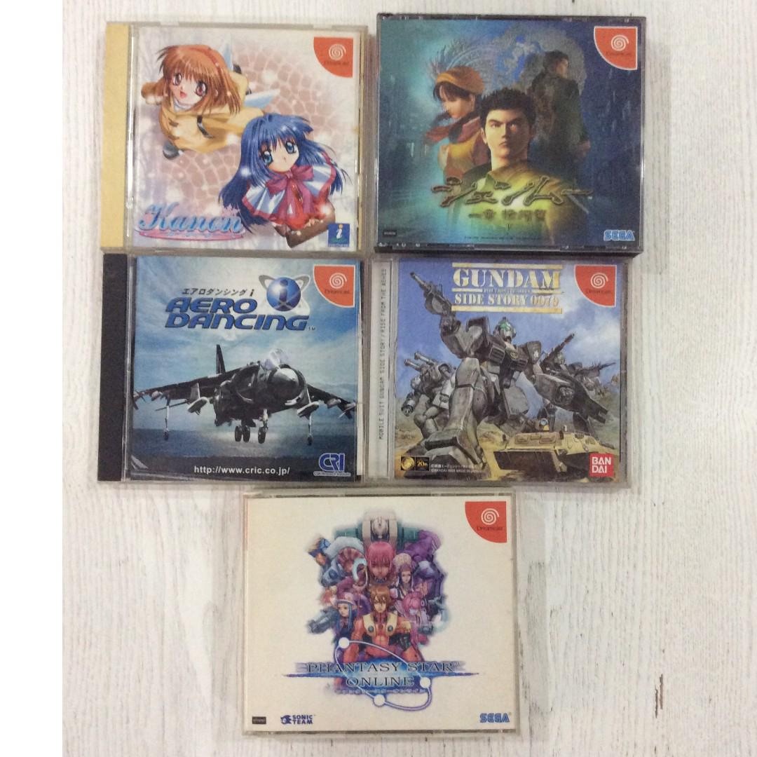Sega Dreamcast CD Games Japanese set of 5, Video Gaming, Video Games ...