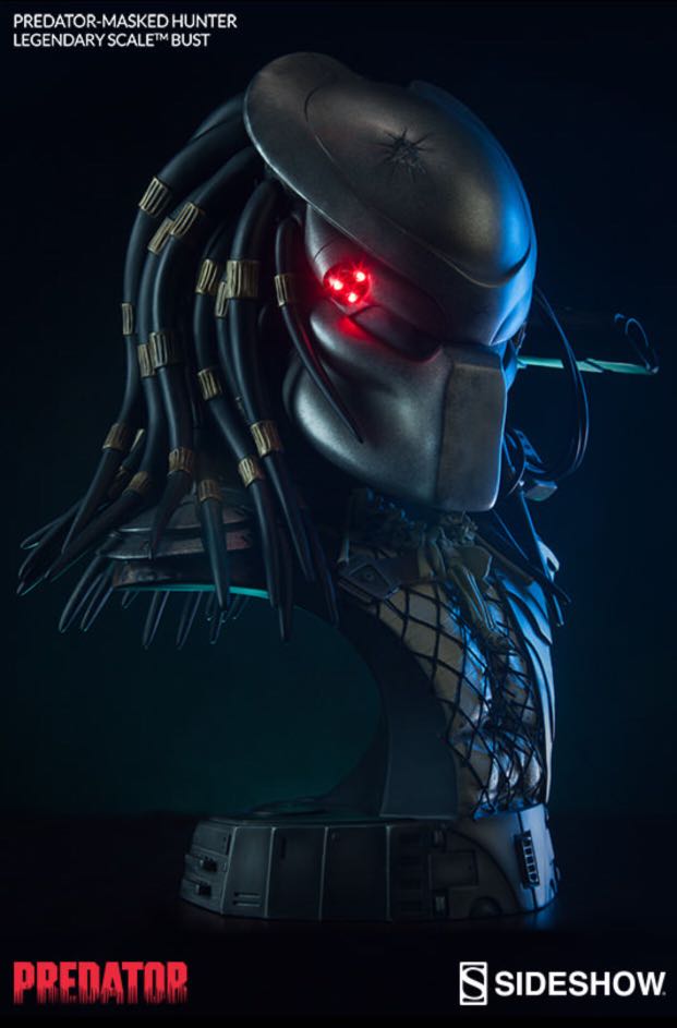 Sideshow legendary scale bust Predator - Masked Hunter Exclusive ...
