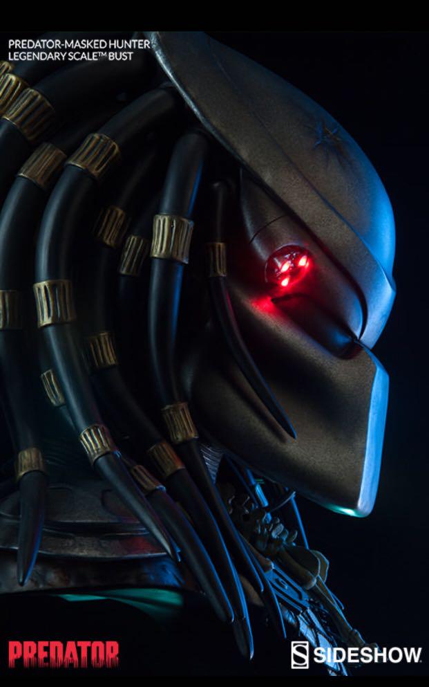 Sideshow legendary scale bust Predator - Masked Hunter Exclusive ...