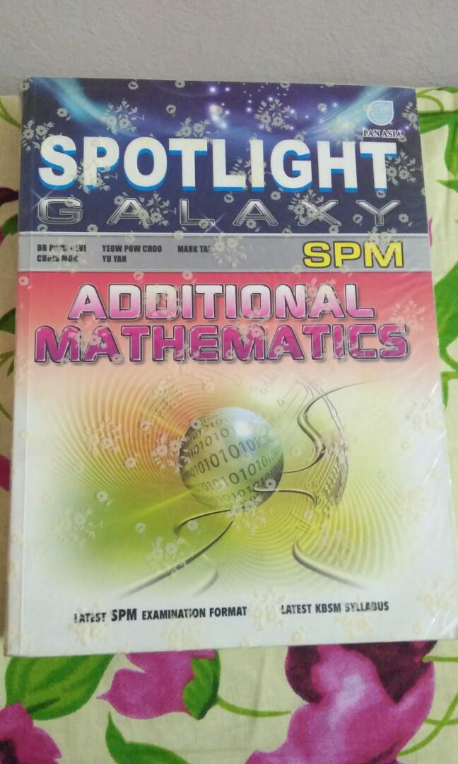 Additional Mathematics SPM Reference book revision book, Hobbies & Toys ...