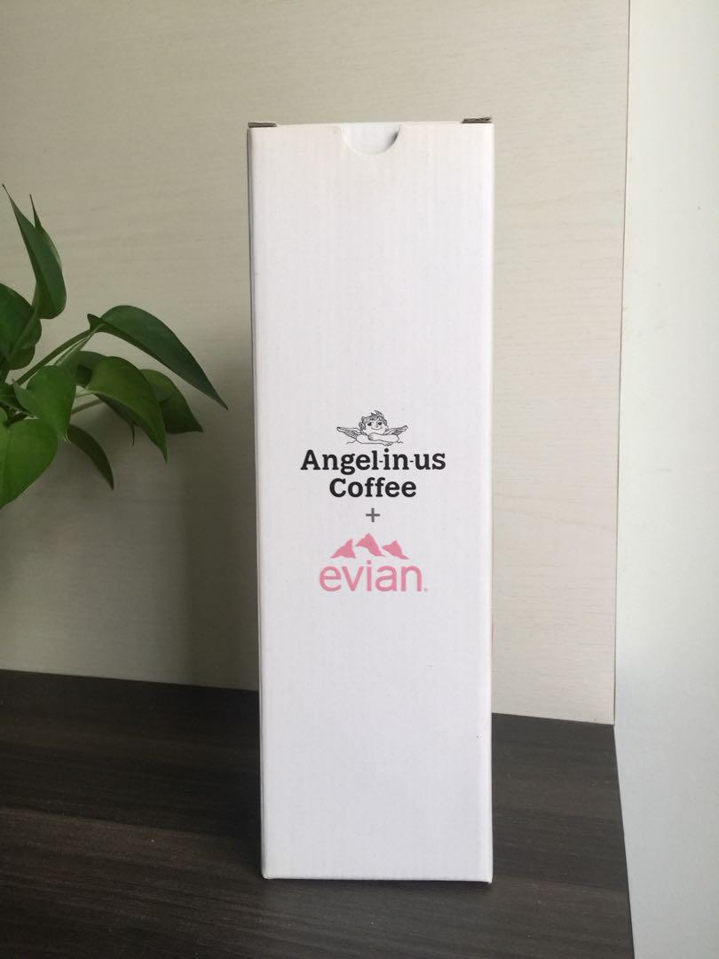 Angel-in-us Coffee + Evian tumbler Korea, Everything Else on Carousell