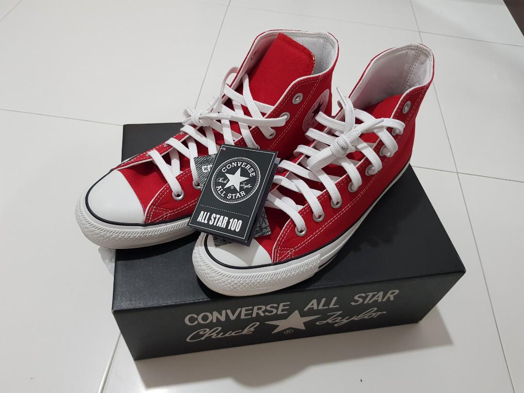 Converse 100 KATAKANA HI (Red), Men's Fashion, Footwear, Sneakers on ...