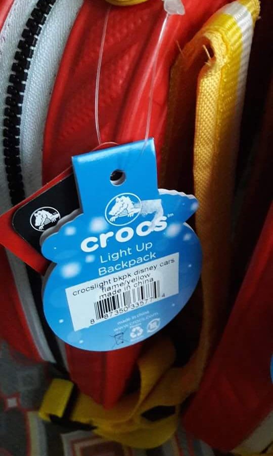 Crocs Light up Backpack, Babies & Kids, Going Out, Diaper Bags ...