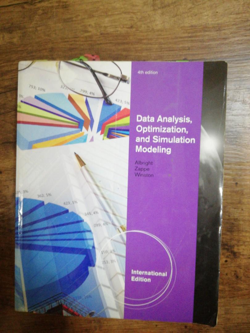 Data analysis, optimization, and simulation modeling, Computers & Tech ...