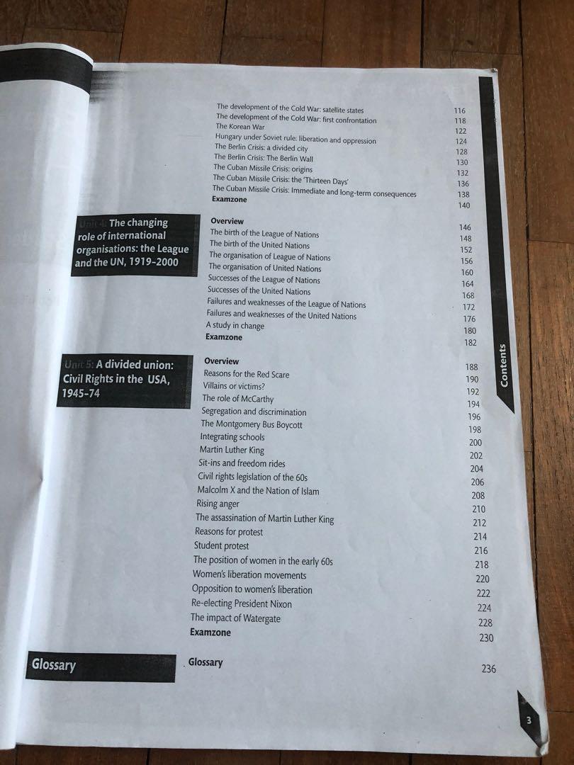 Edexcel IGCE History textbook, Hobbies & Toys, Books & Magazines ...