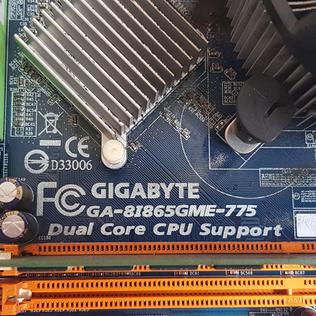GA-8I865GME-775 Motherboard with Nvidia AGP GPU, Computers & Tech ...