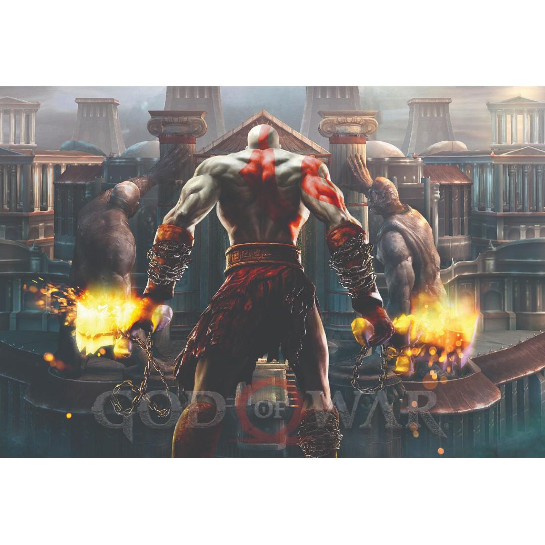 GOD OF WAR GOW POSTER, Video Gaming, Gaming Accessories, Interactive ...