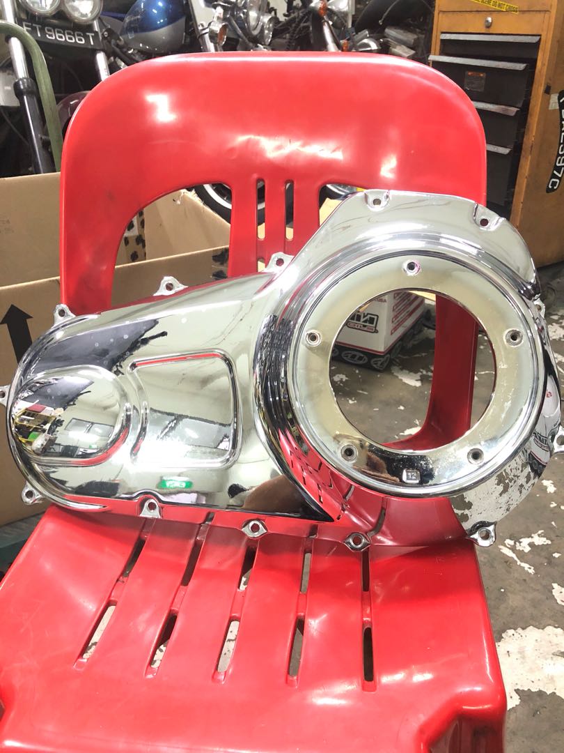 Harley touring chrome primary cover, Motorcycles, Motorcycle ...