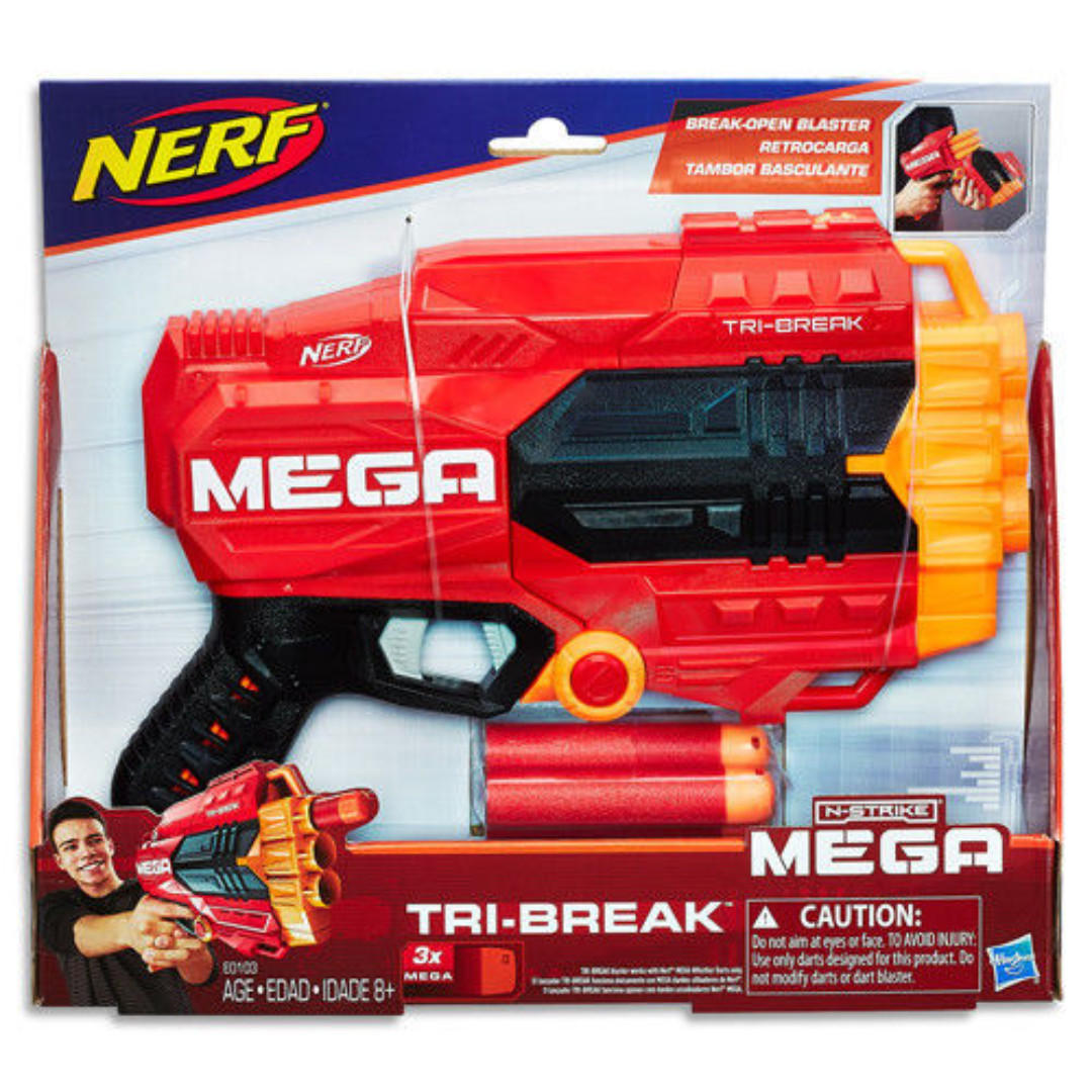 Hasbro Nerf N-Strike Mega Tri-Break Blaster, Hobbies & Toys, Toys ...