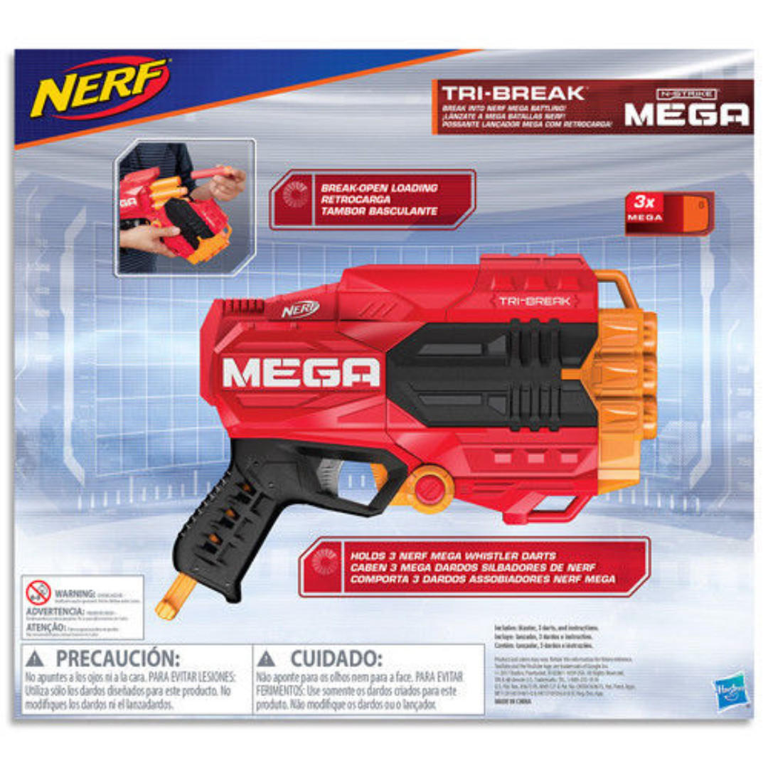 Hasbro Nerf N-Strike Mega Tri-Break Blaster, Hobbies & Toys, Toys ...