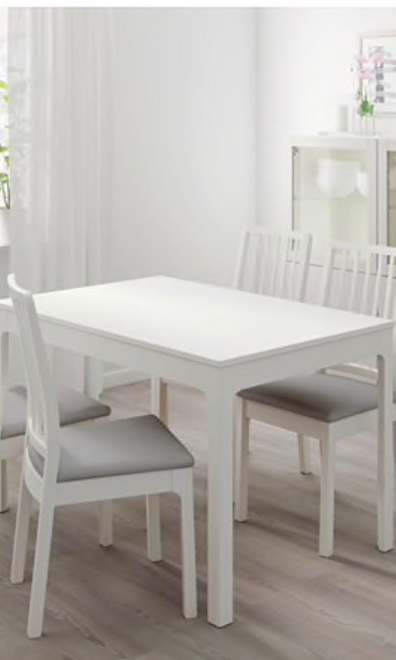 IKEA Extendable Dining Table, Furniture & Home Living, Furniture ...