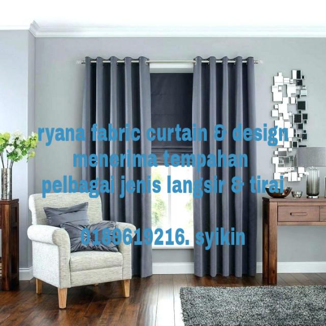 langsir tempah murah, Furniture & Home Living, Home Decor, Curtains ...
