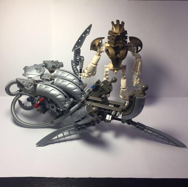 LEGO Bionicle Warriors 2003 Takunava, Jaller and Gukko, Takua and Pewku ...