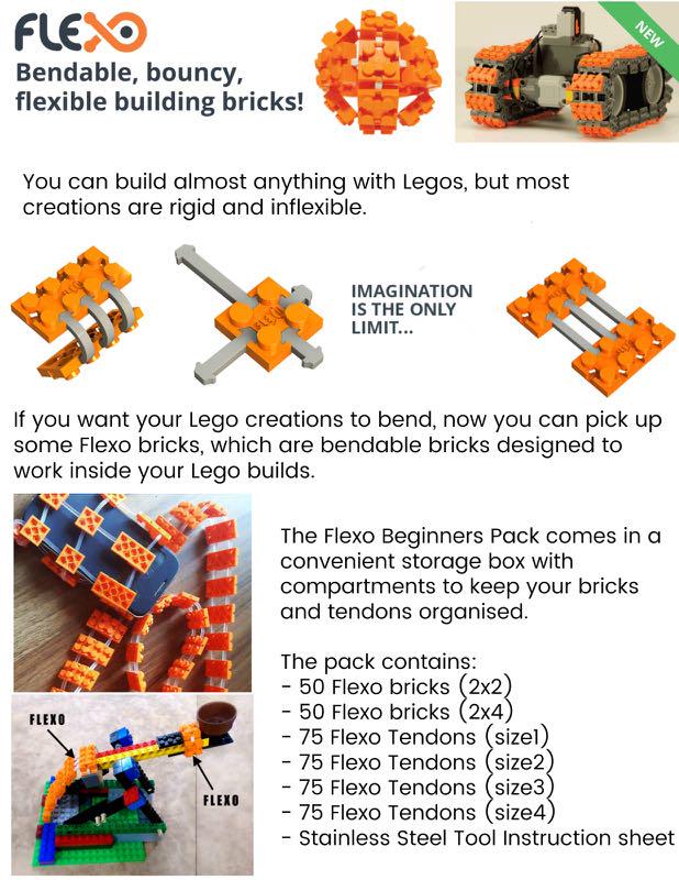 LEGO- Flexo Bricks, Toys & Games, Bricks & Figurines on Carousell