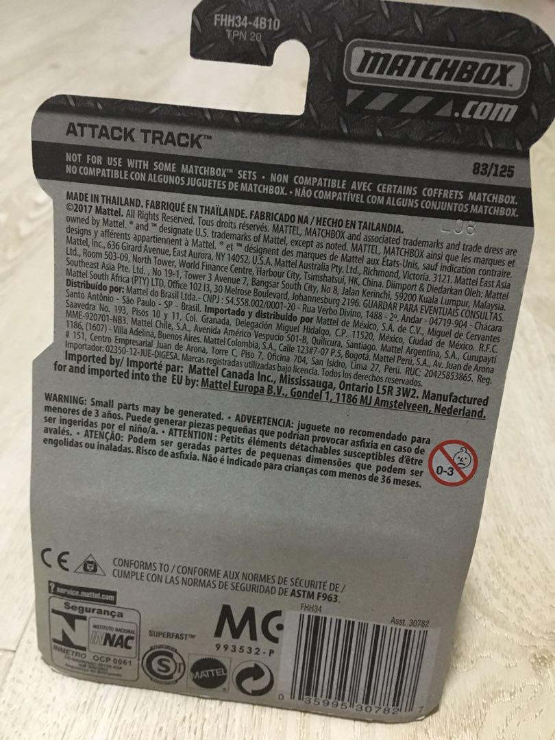 Matchbox Attack Track MBX Rescue Metal cast toy, Hobbies & Toys, Toys ...