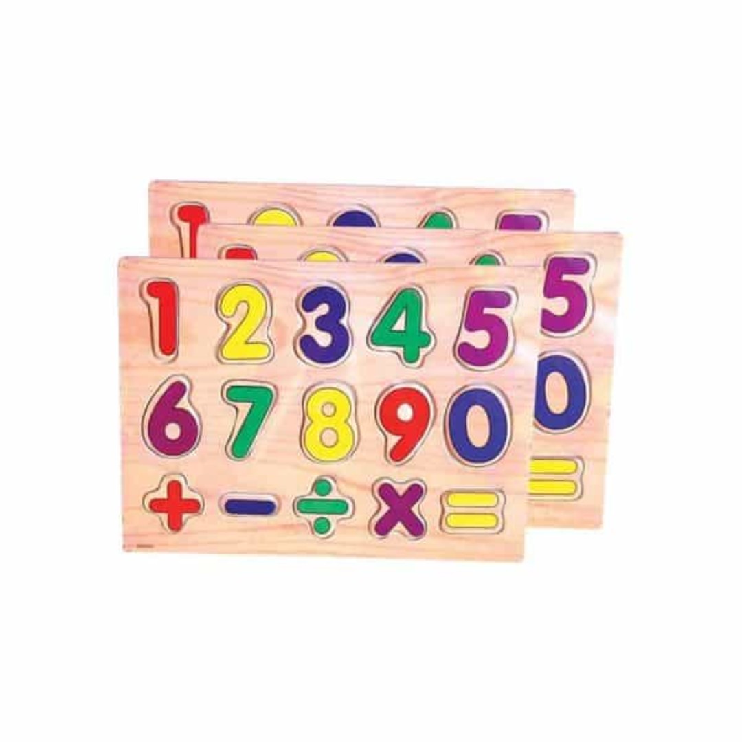 Number Wooden Puzzle (ITAT-034), Hobbies & Toys, Stationery & Craft ...