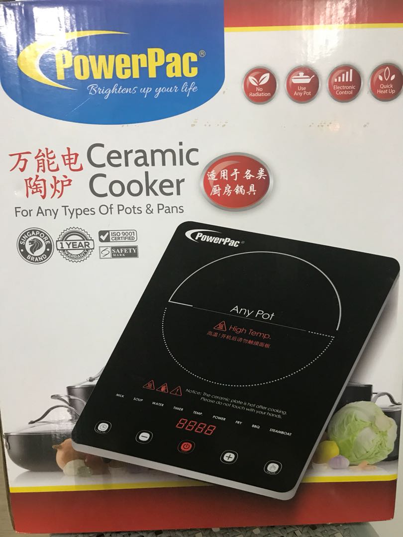 PowerPac Ceramic Cooker, TV & Home Appliances, Kitchen Appliances ...