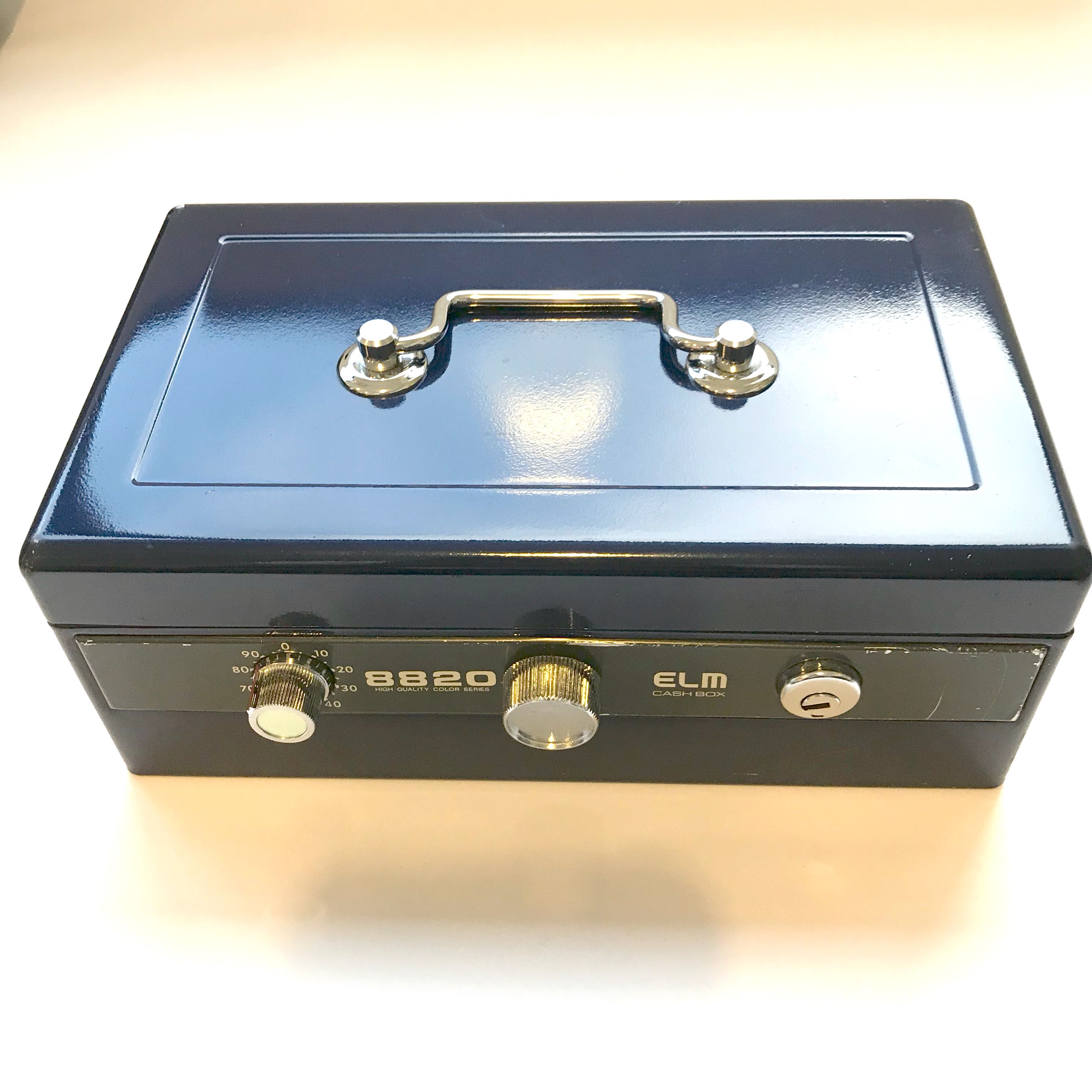 Professional Dark Blue Cash Box ELM 8820, Hobbies & Toys, Stationery ...