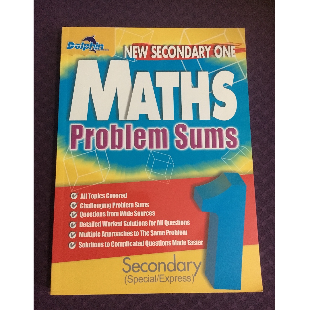 Secondary 1 Maths Problem Sums 1, Hobbies & Toys, Books & Magazines ...