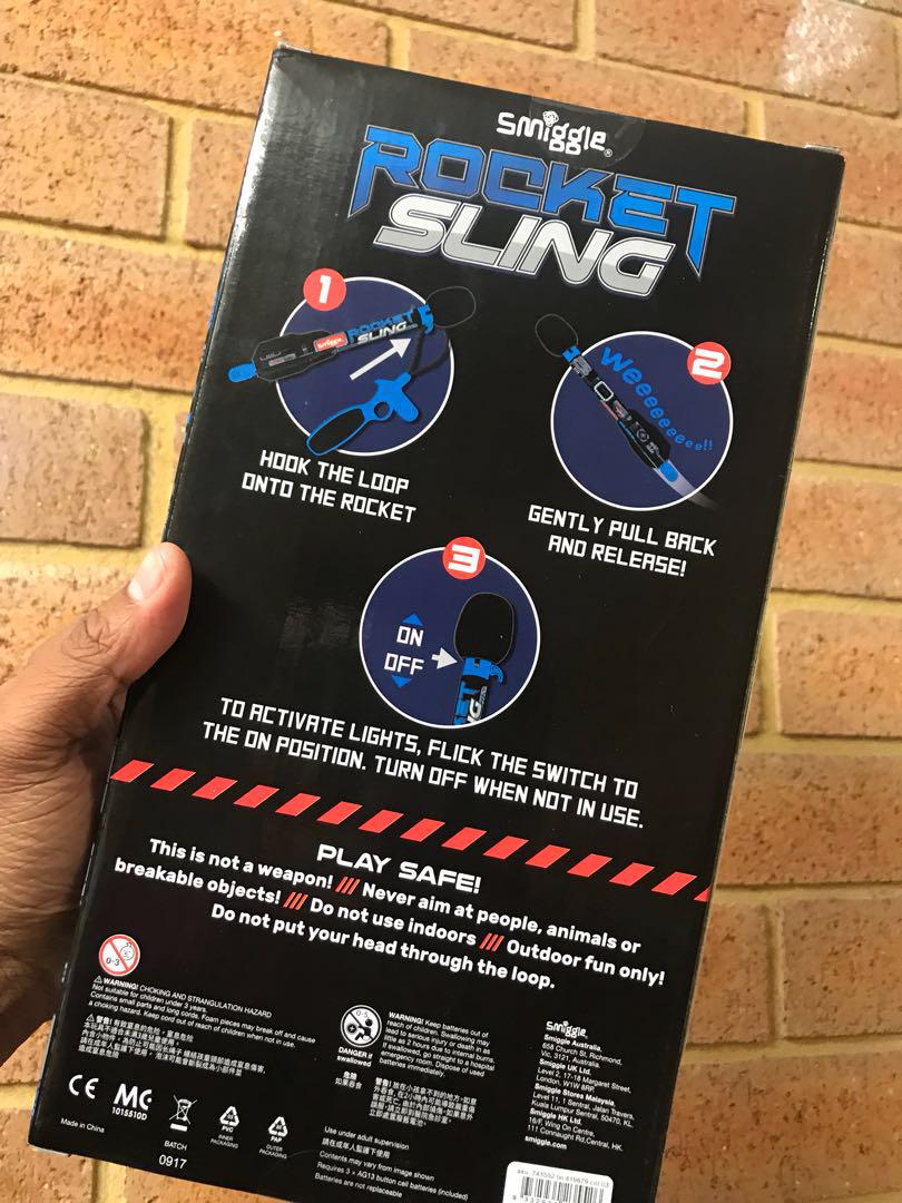 Smiggle Rocket Sling, Hobbies & Toys, Toys & Games on Carousell