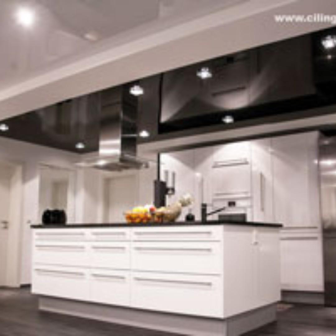 False ceiling / drywall / L - Box / gypsum spatula/ stretch ceiling ...