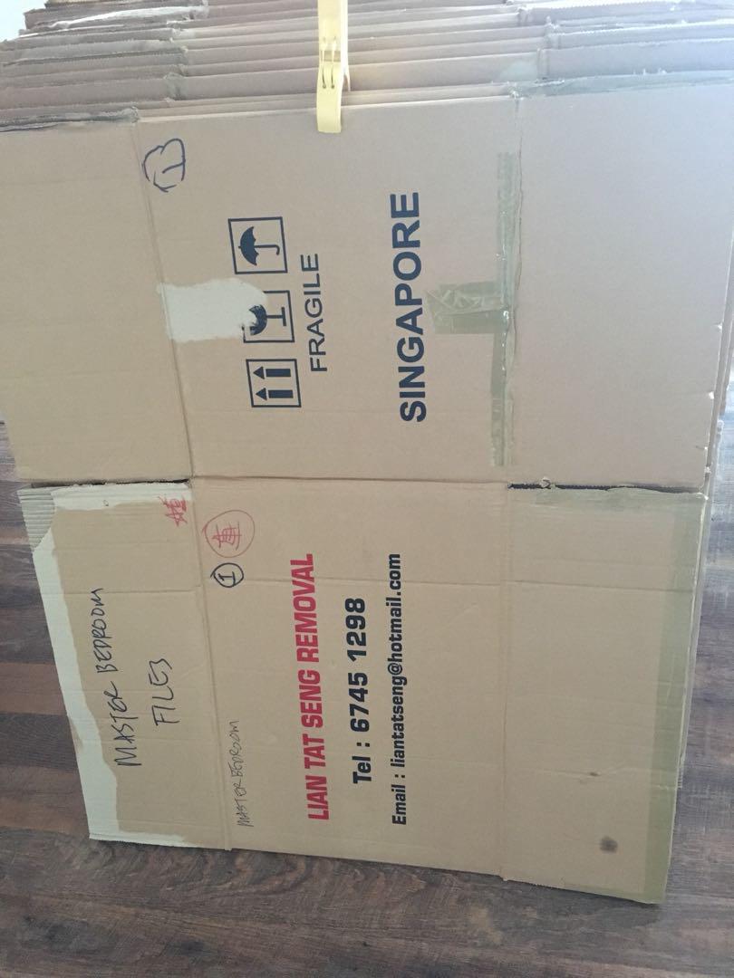 Used carton box, Everything Else on Carousell