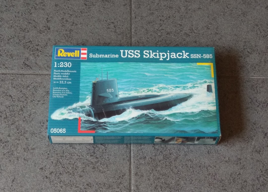 USS Skipjack 1/230 Revell, Hobbies & Toys, Toys & Games on Carousell