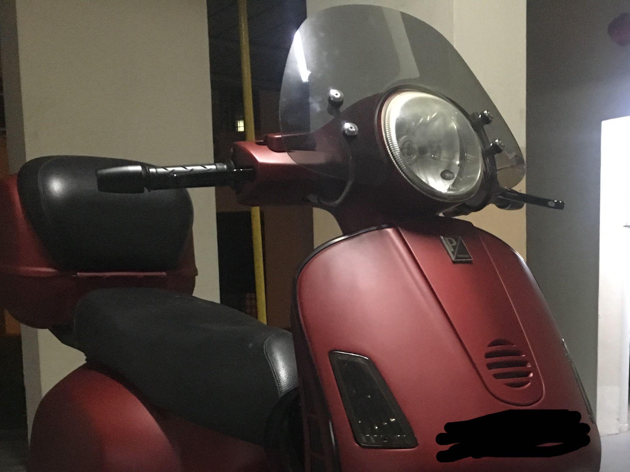 VESPA GT/GTS 200-300 windscreen, Motorcycles, Motorcycle Accessories on ...