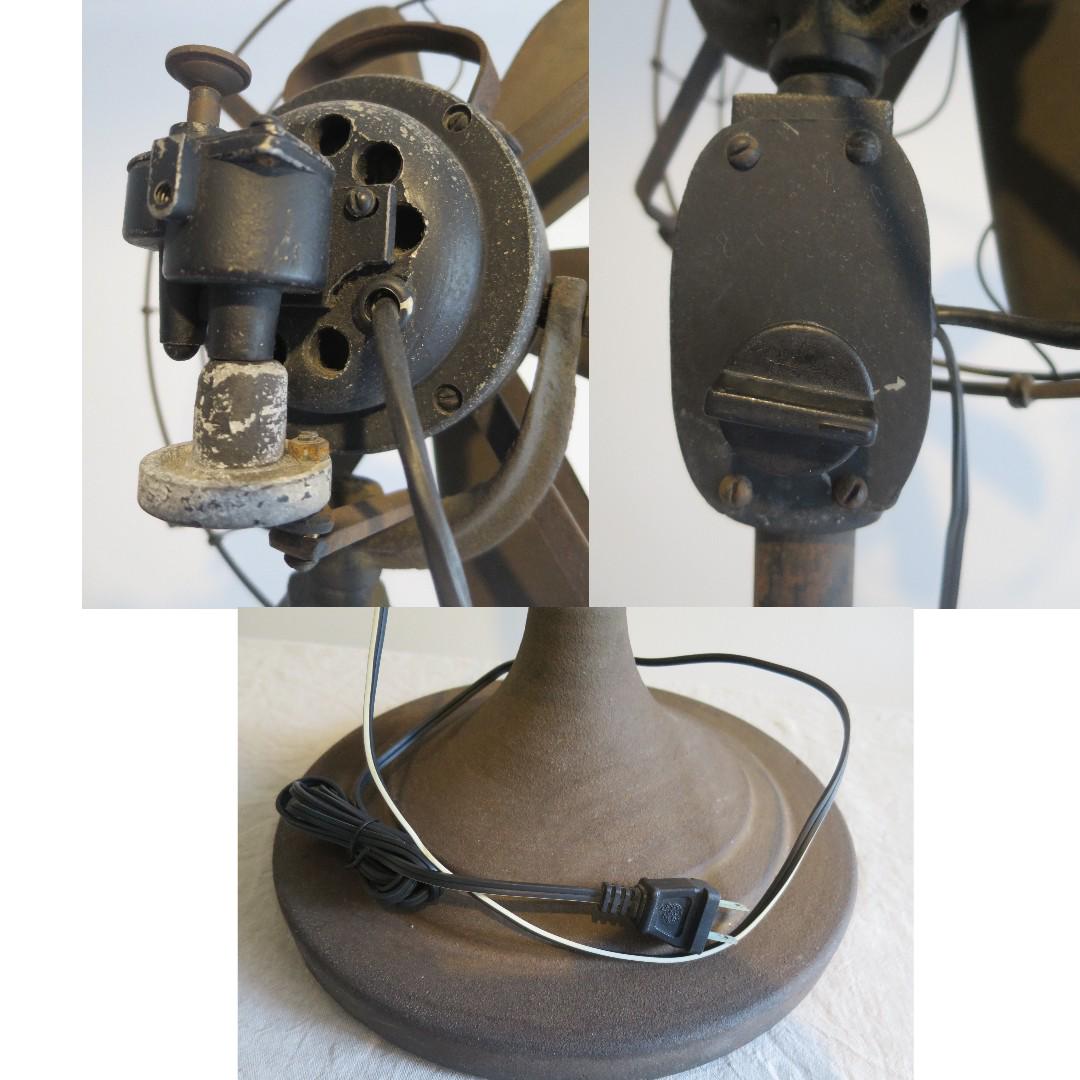 Vintage GE Standing Fan - Industrial / rustic look, Furniture & Home ...